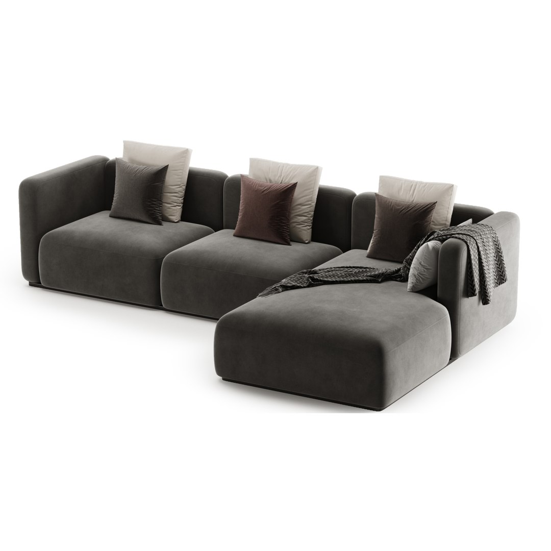 3D Shangai Sofa by Poliform model - TurboSquid 2099014
