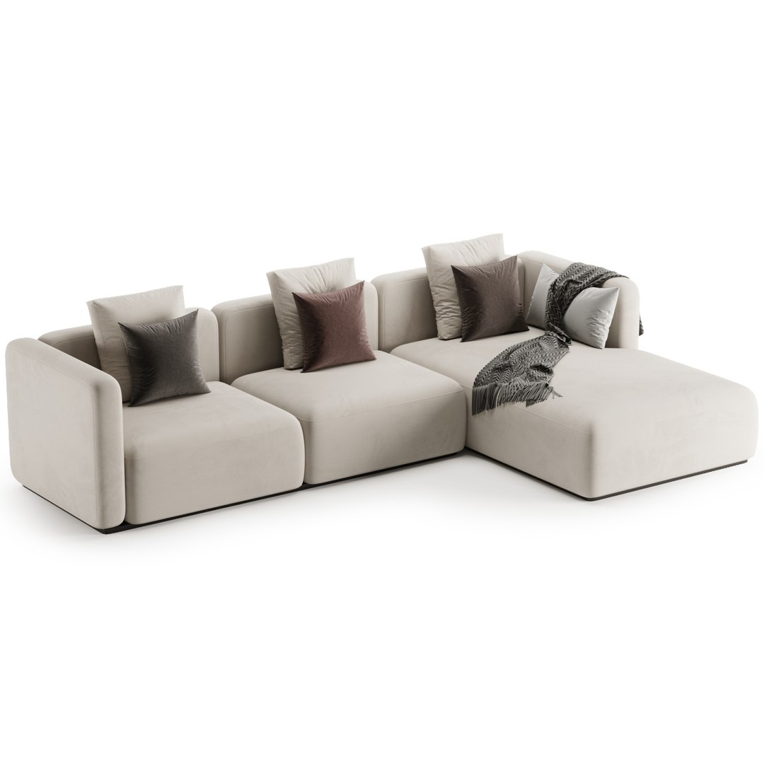 3D Shangai Sofa by Poliform model - TurboSquid 2099014
