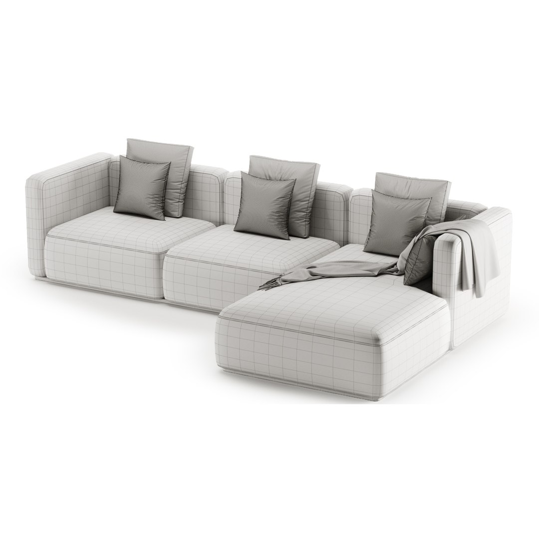 3D Shangai Sofa by Poliform model - TurboSquid 2099014