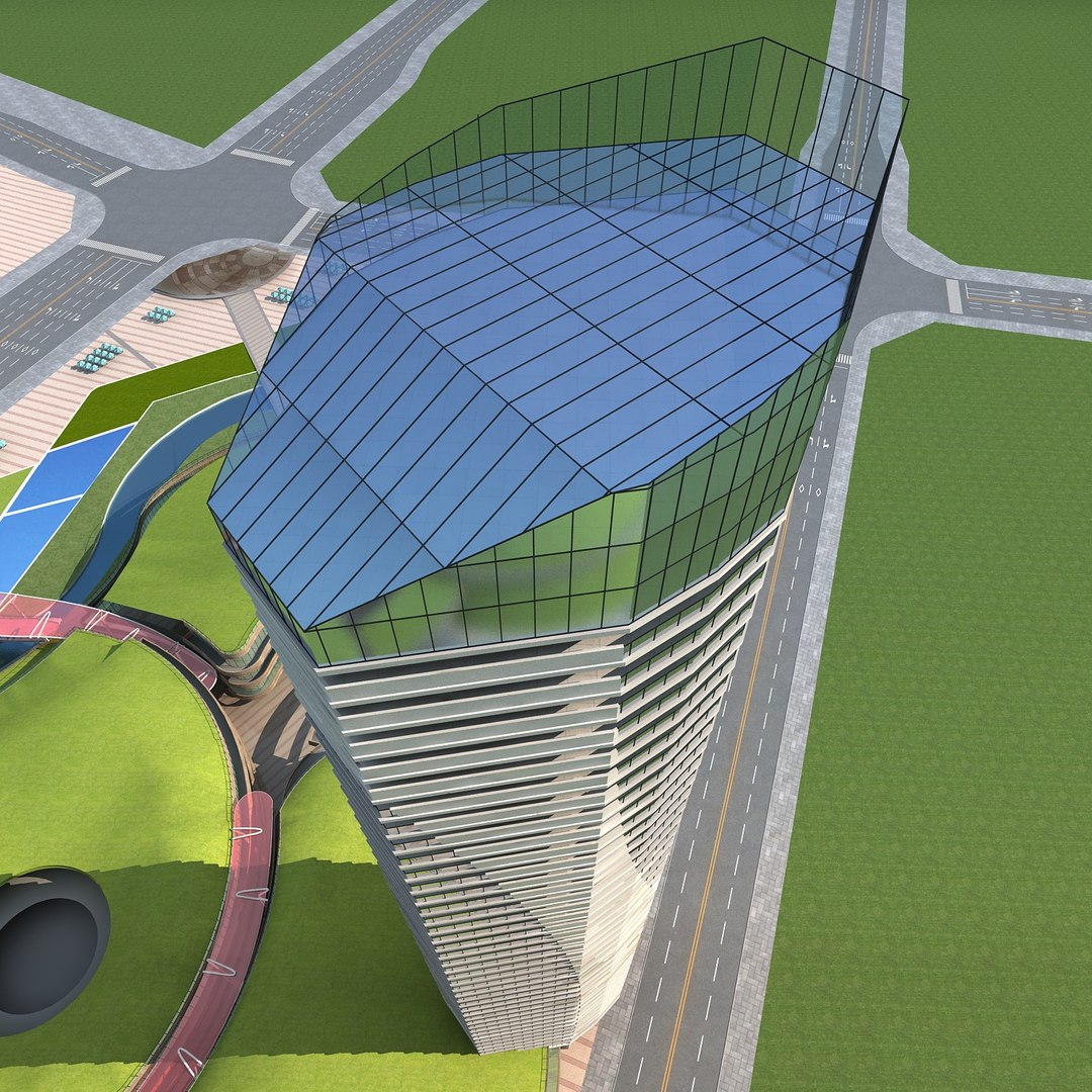 3D Cityscape 12 Model - TurboSquid 1726356