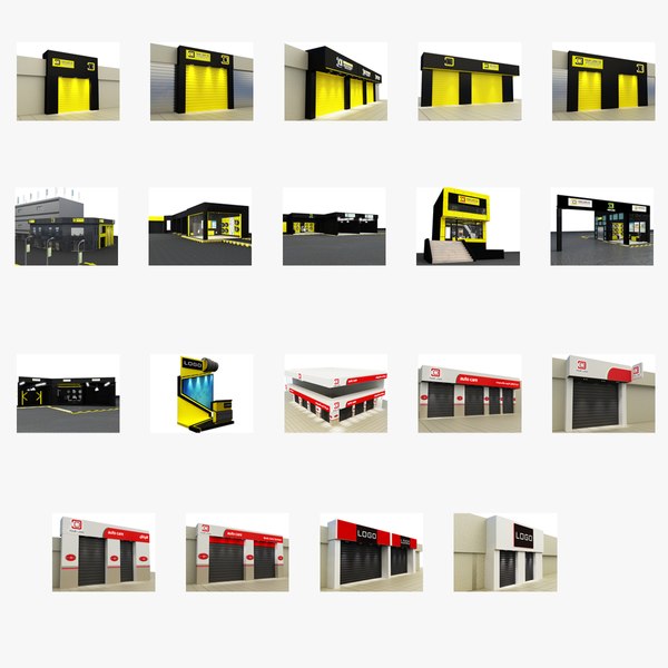 Mechanic Shop OBJ Models for Download | TurboSquid