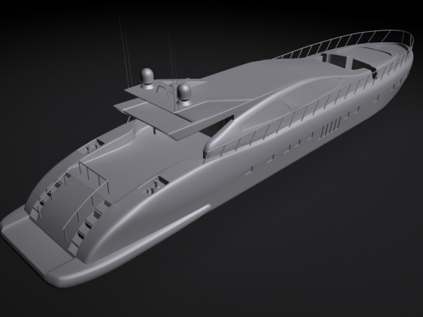 Mangusta 130 Motorboat Obj