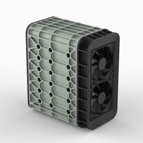 Aero Space Hard Drive Enclosure - HDD - 6 Drive 3D - TurboSquid 1956360