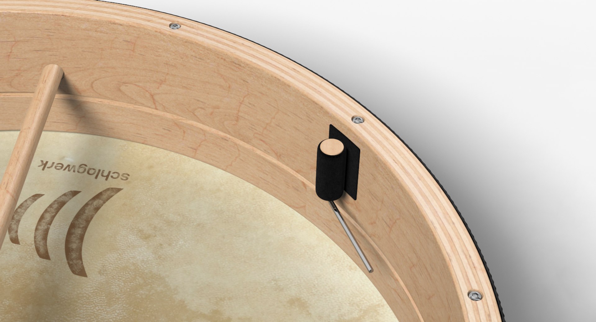 Schlagwerk Frame Drum Stand Model - TurboSquid 1367550