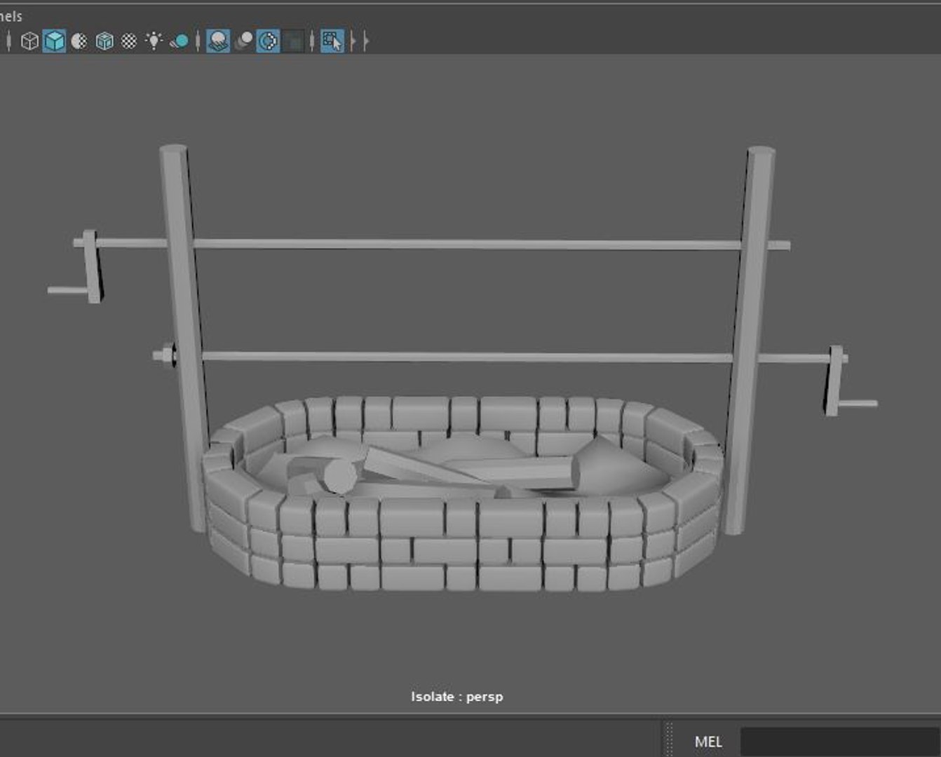 3D Fantasy Medieval Spit Model - TurboSquid 1362125