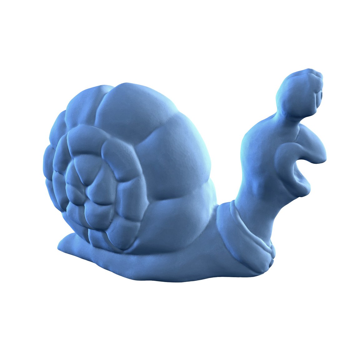 Hi-poly Snail Sculpt 3d Obj