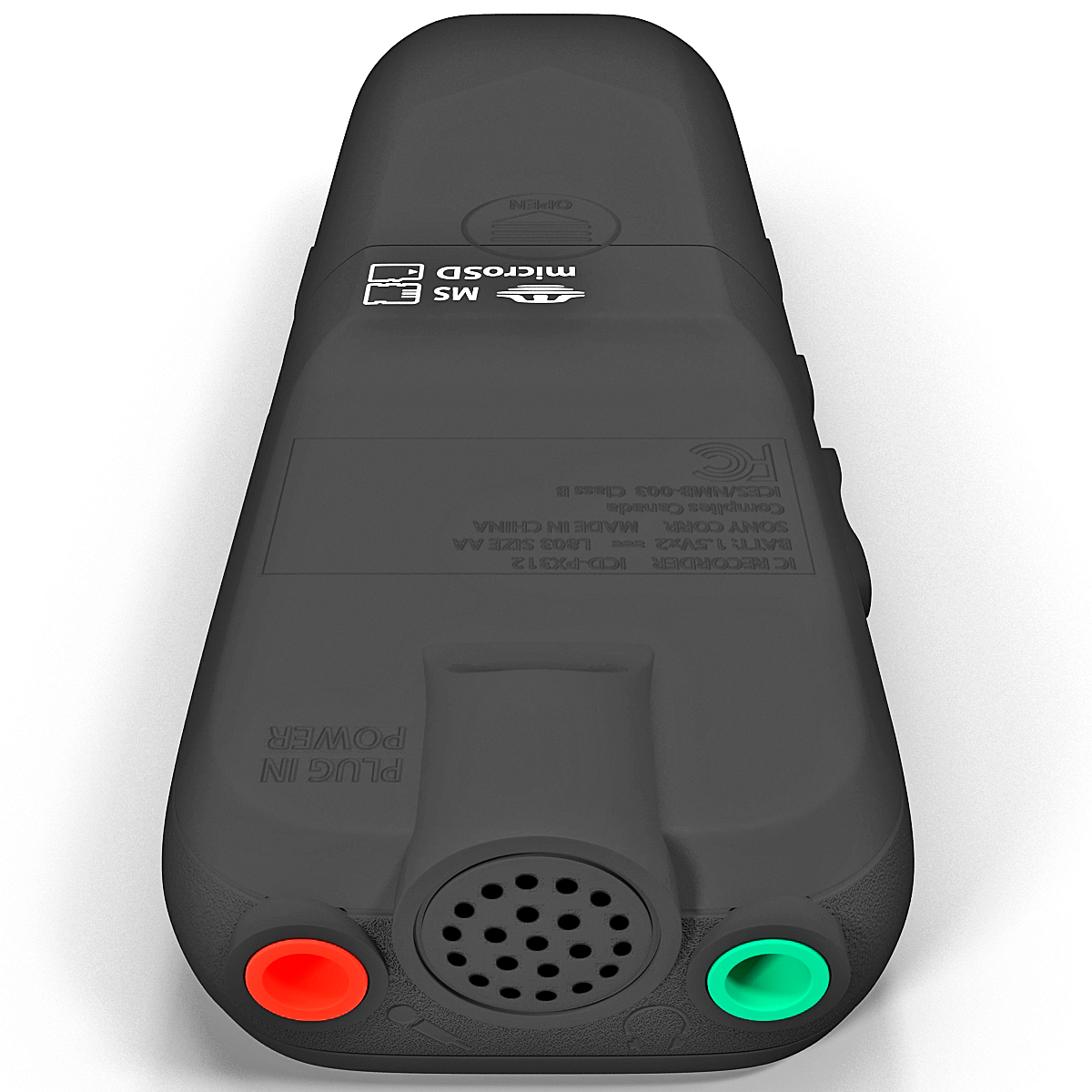 3d sony digital voice recorder model