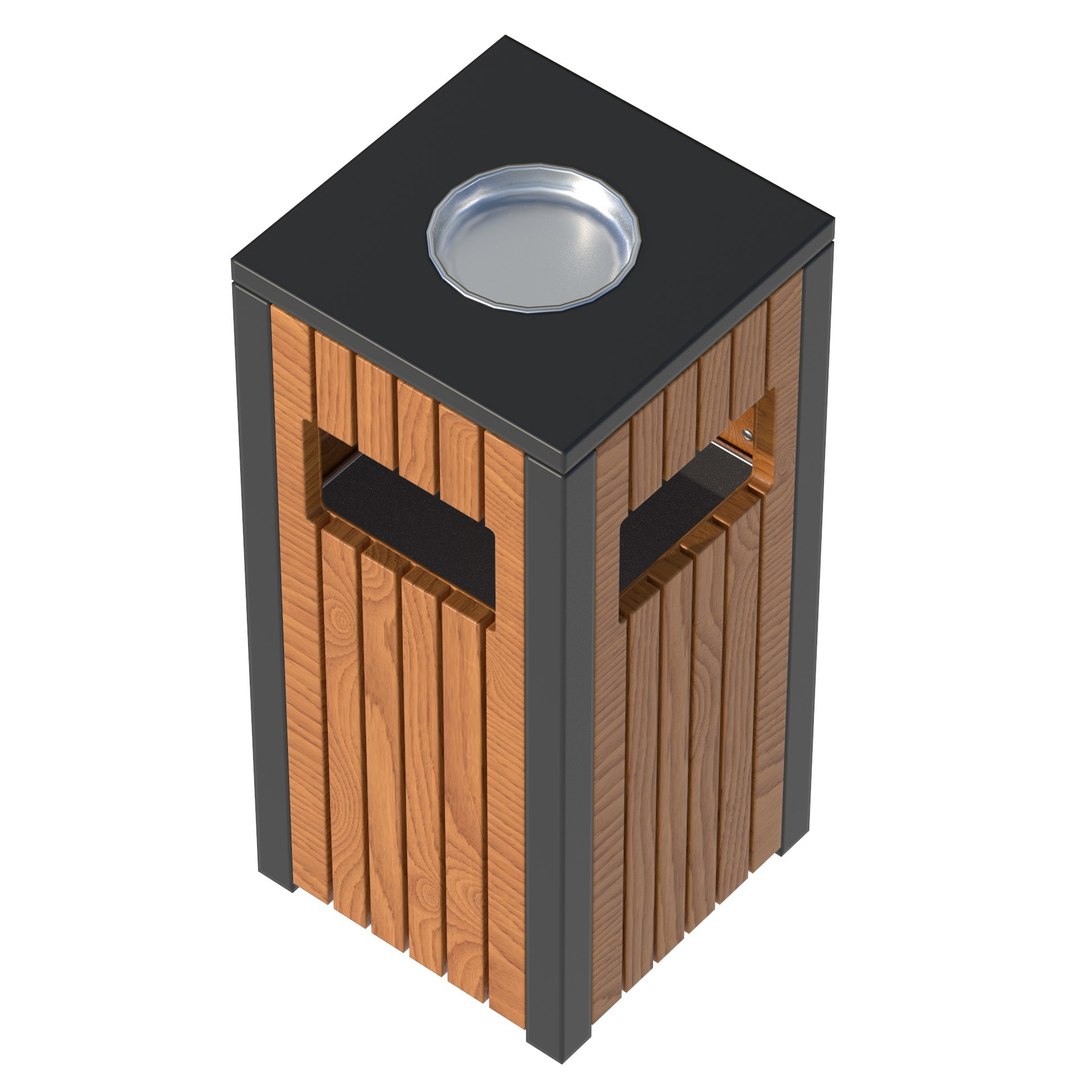 Outdoor Trash Bins 03 Model - TurboSquid 2153933