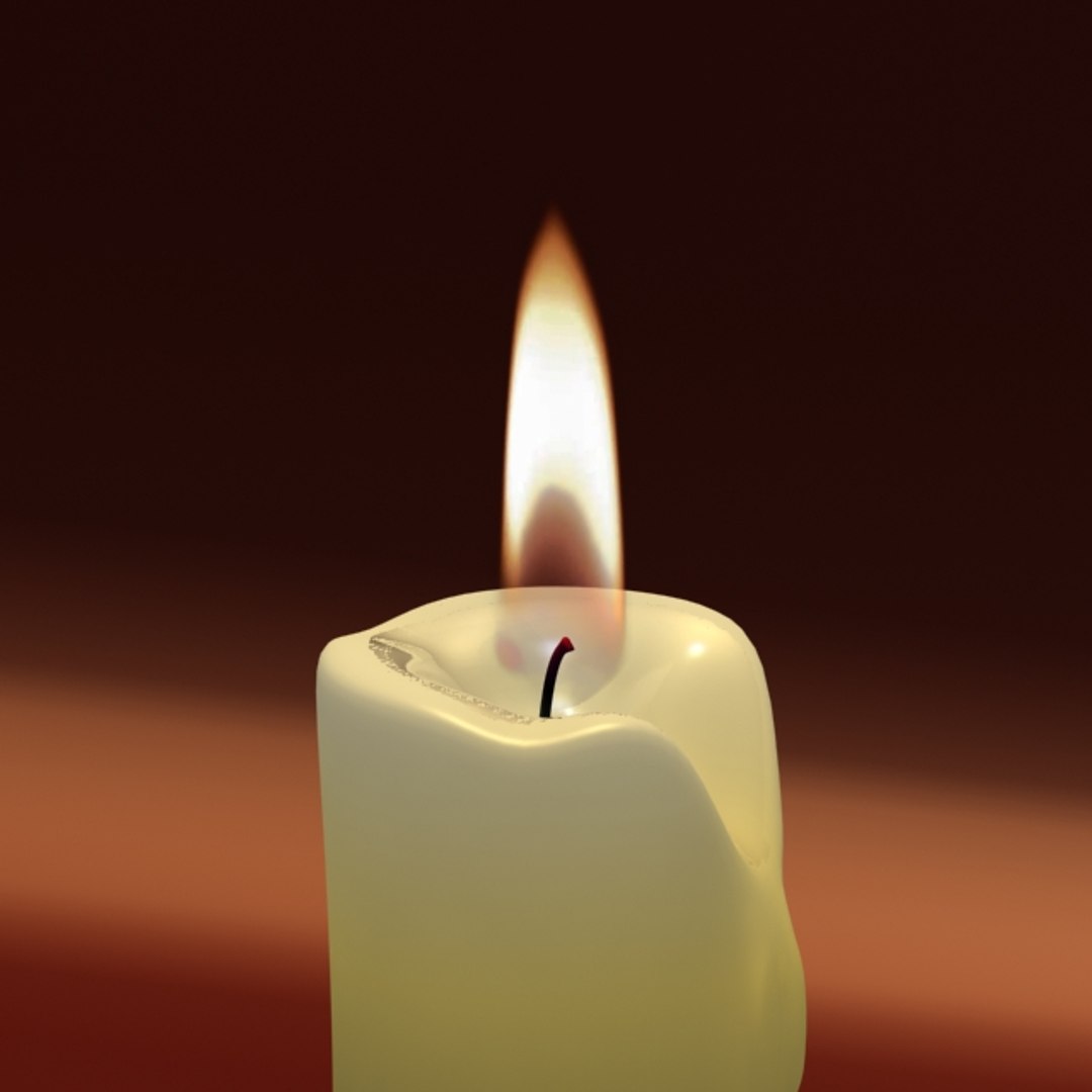 3d Max Candle Animation Light