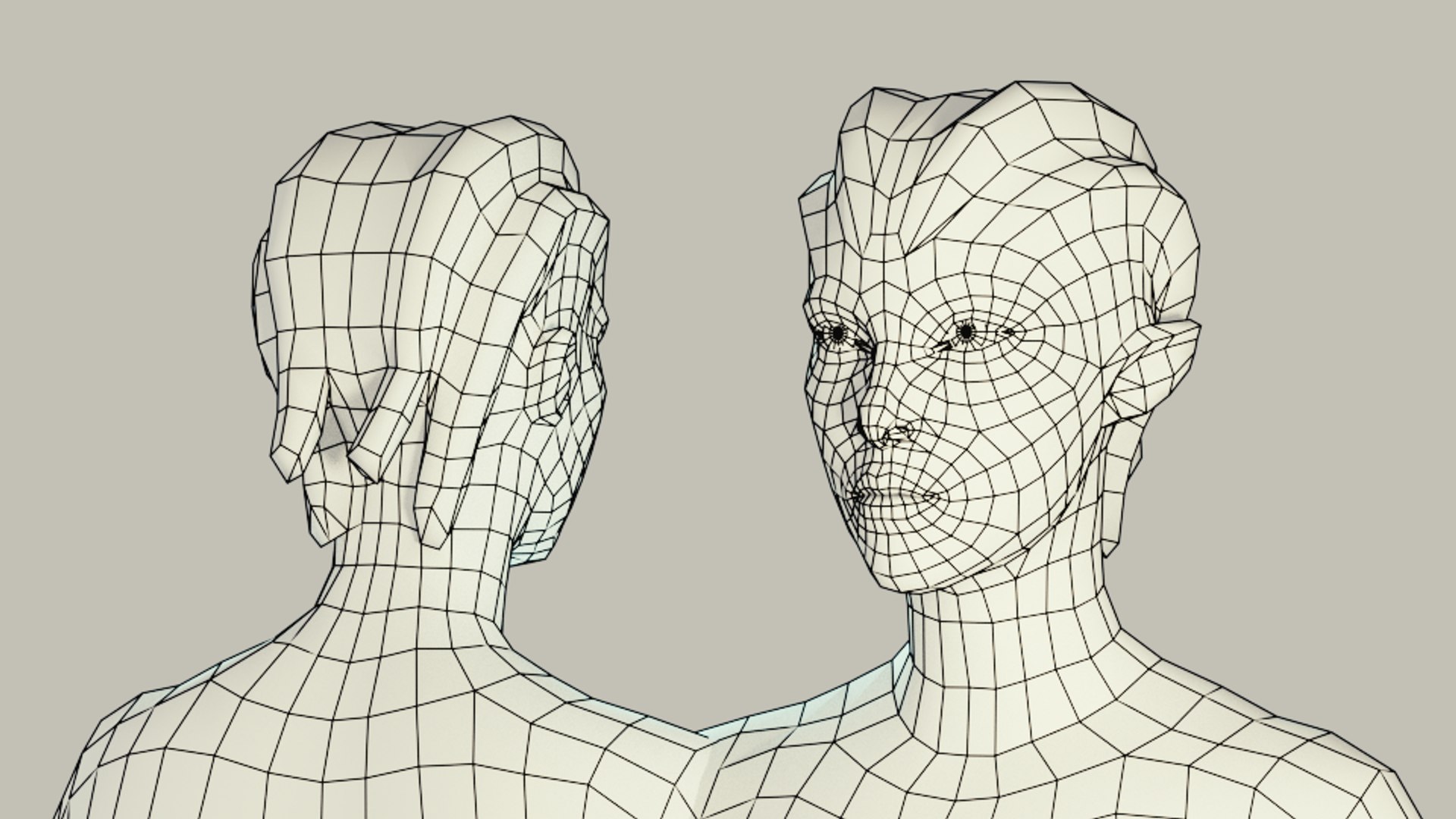 3D Female Alien - TurboSquid 1272246