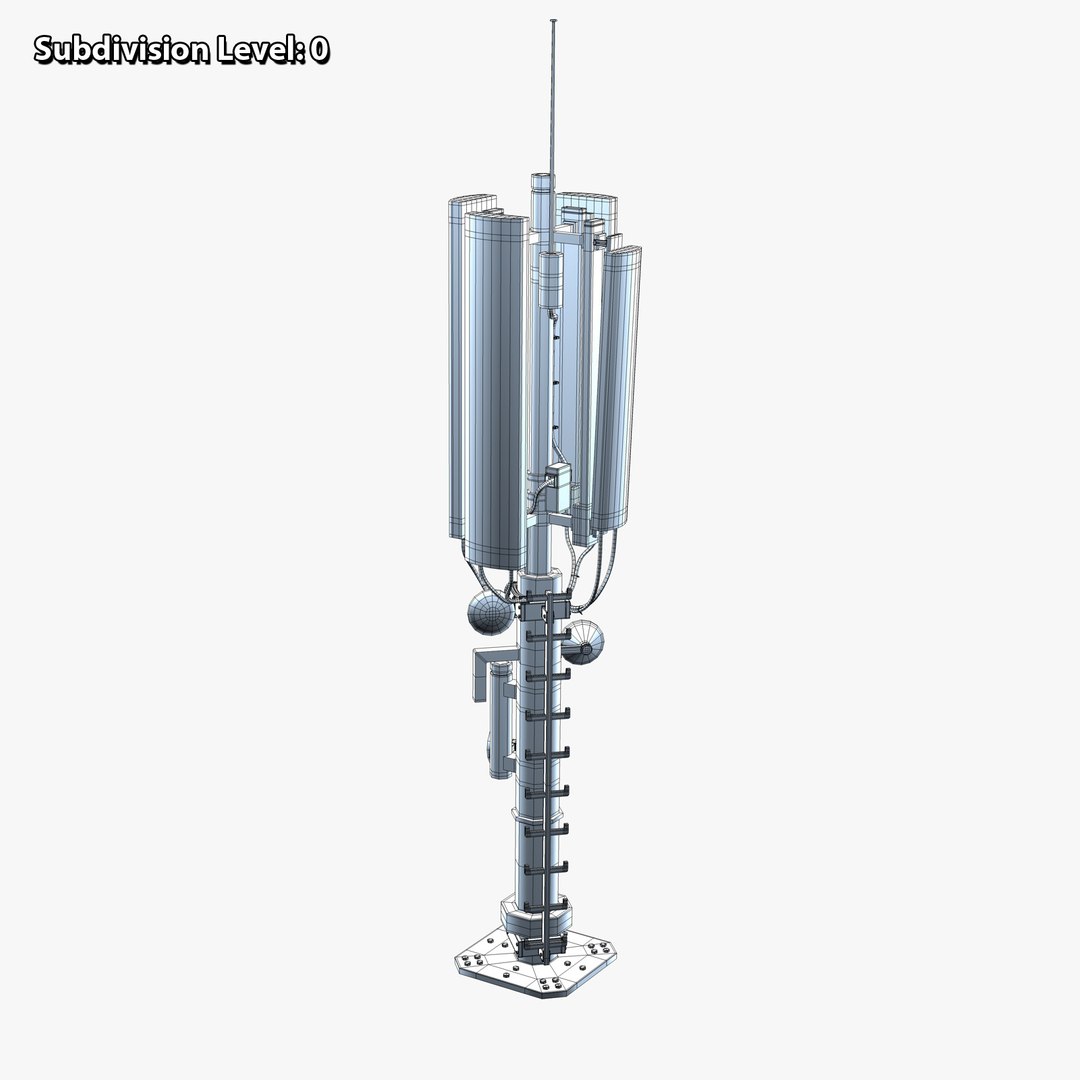 Communication Antenna 3d Model