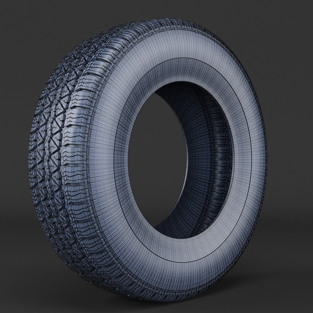 3d Model Tire Bfgoodrich