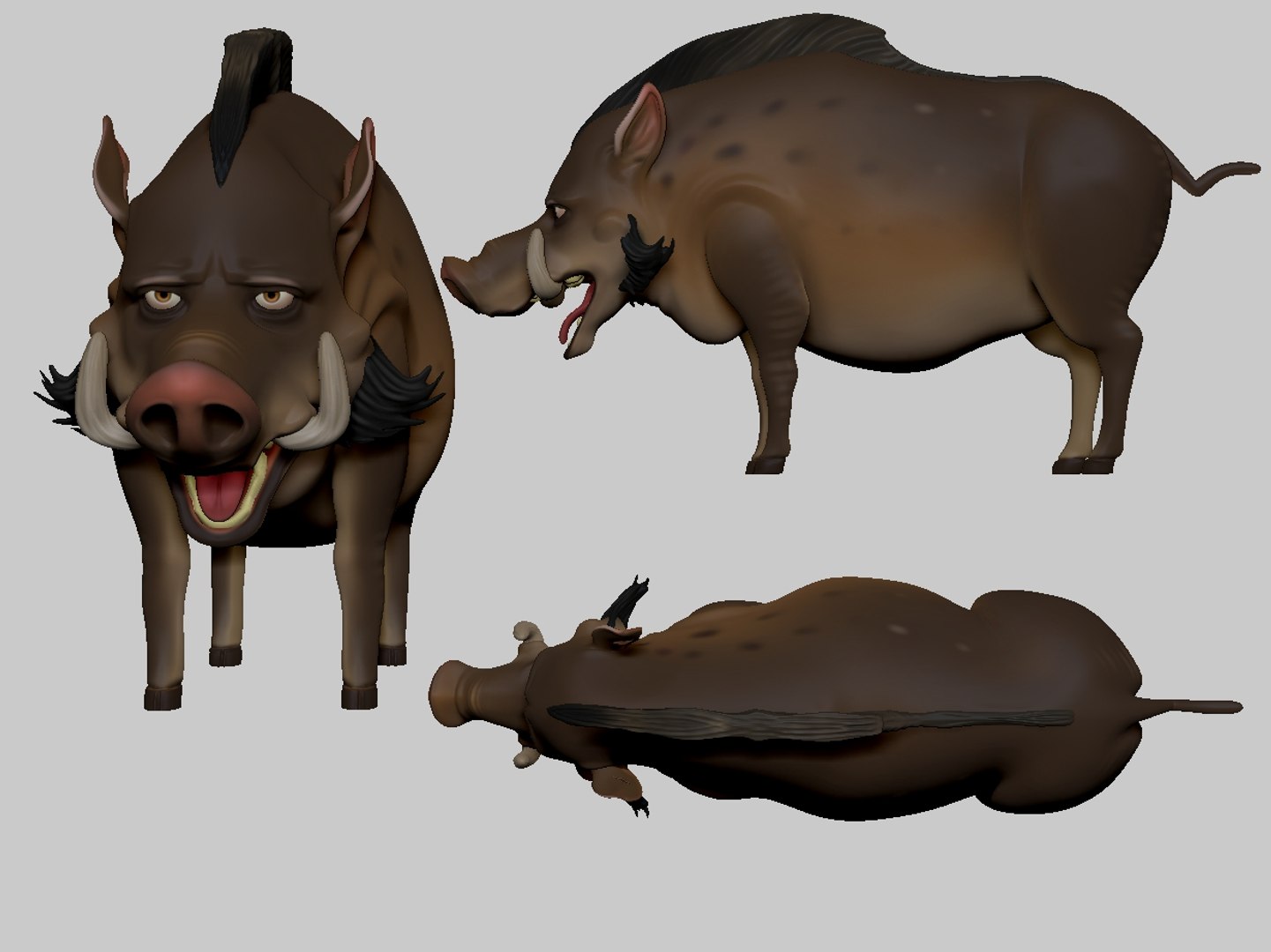 Stylized Wild Boar 3D - TurboSquid 1592171