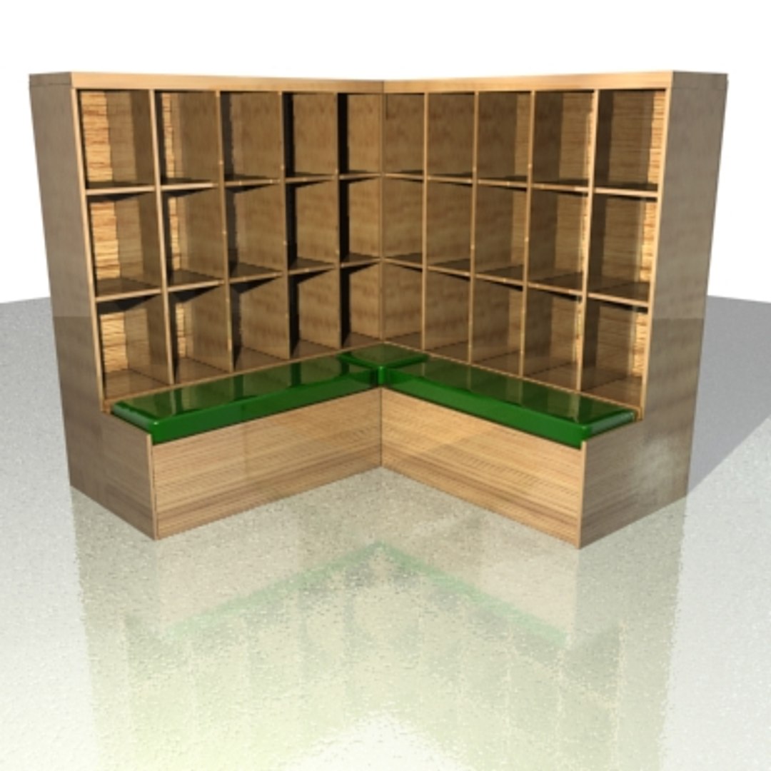 3d Corner Storage Unit