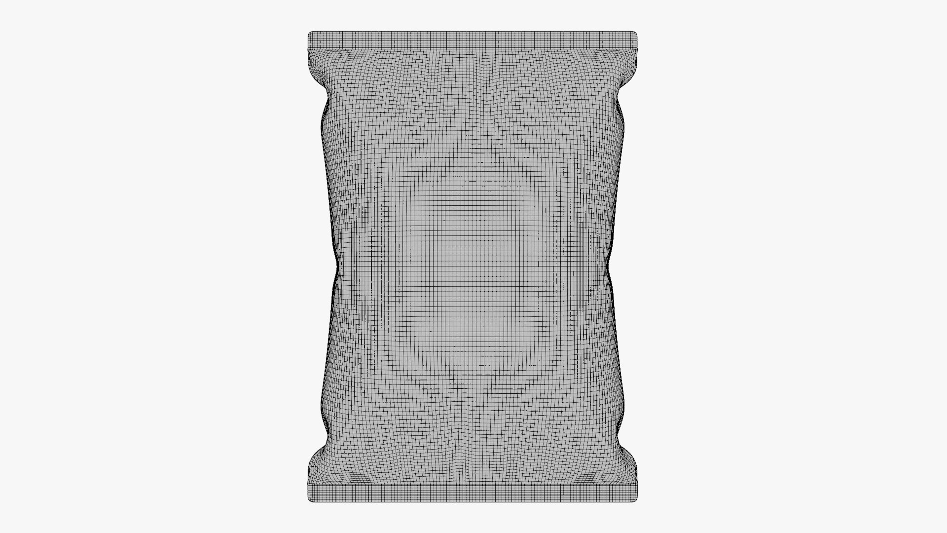 3D Basic Snack Package - Geometry Only No Textures No Materials Model ...