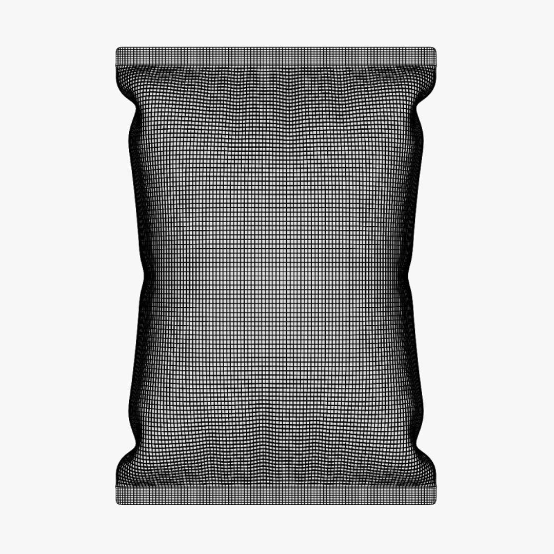 3D Basic Snack Package - Geometry Only No Textures No Materials Model ...