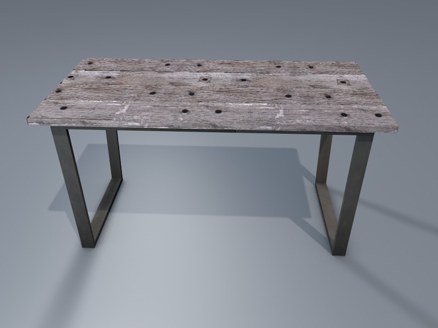 Rustic table 3D model - TurboSquid 1298124