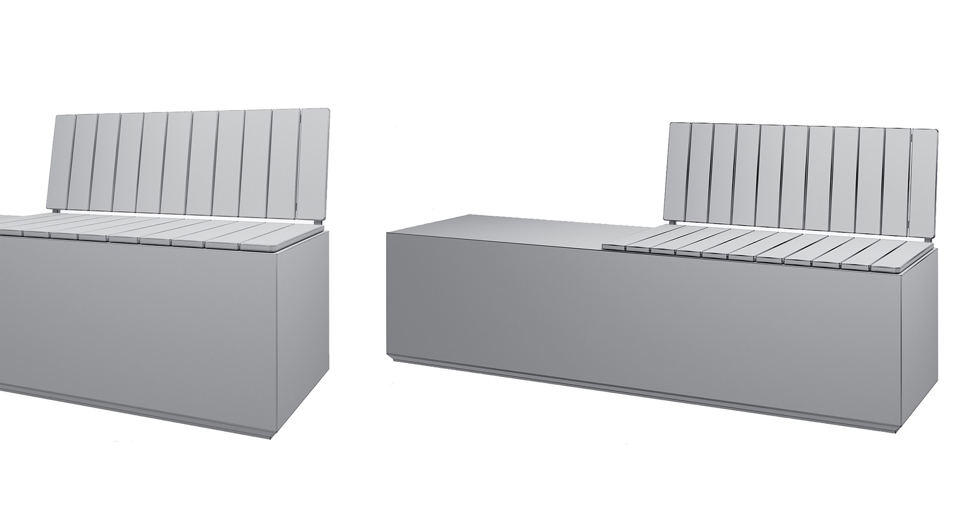 Concrete Bench - BOX WBH 3D Model - TurboSquid 2044982