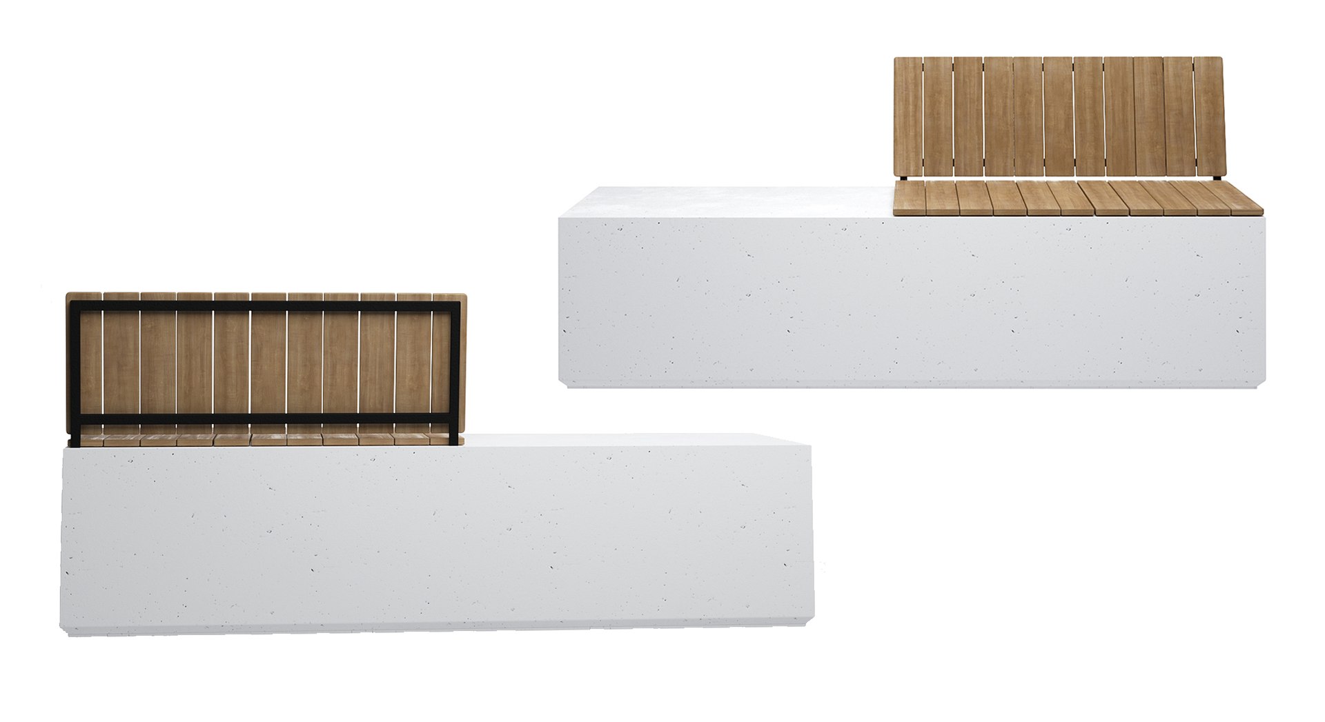 Concrete Bench - BOX WBH 3D Model - TurboSquid 2044982