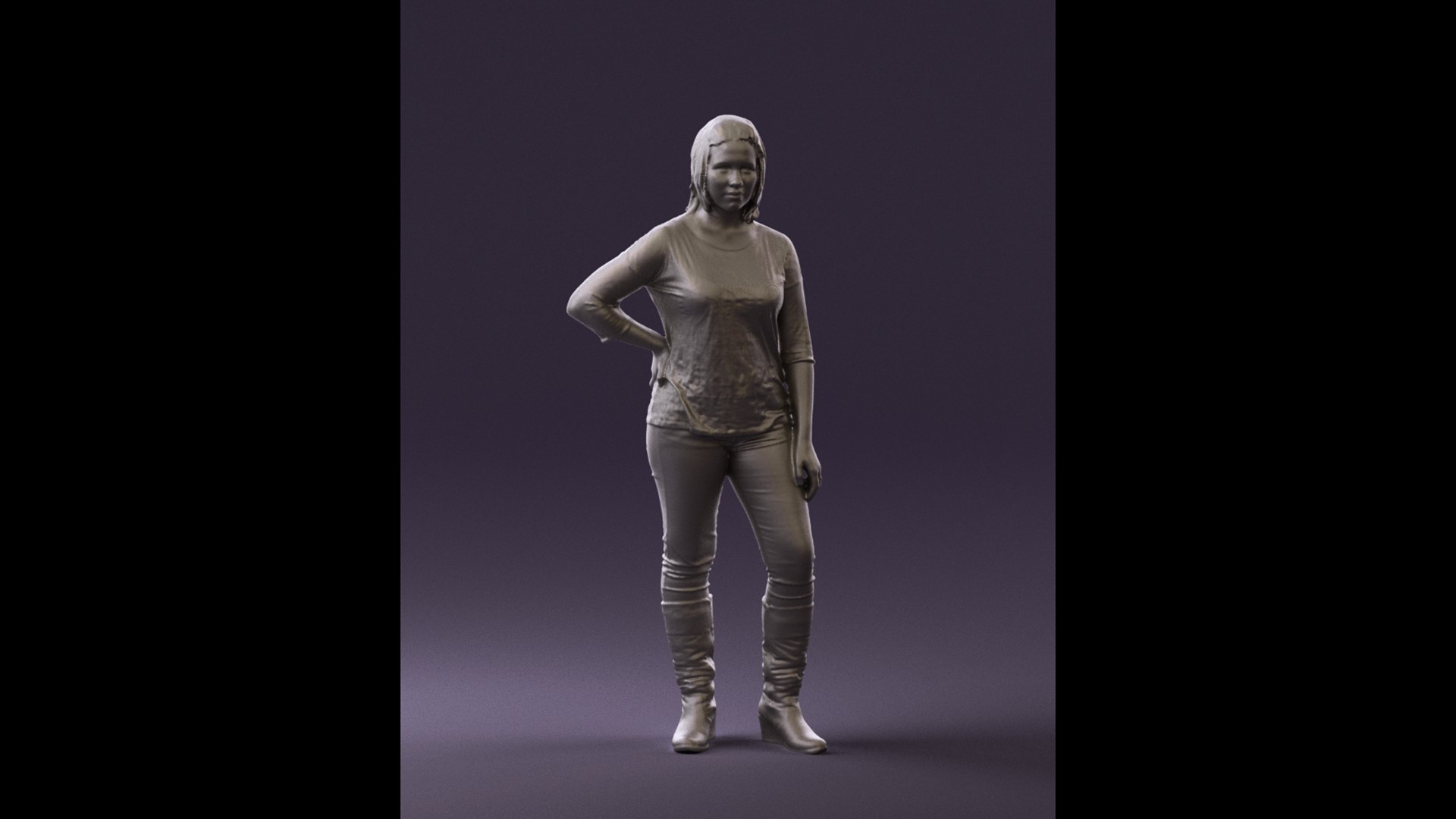 Scanned Realistic Human 3D Model - TurboSquid 1702308