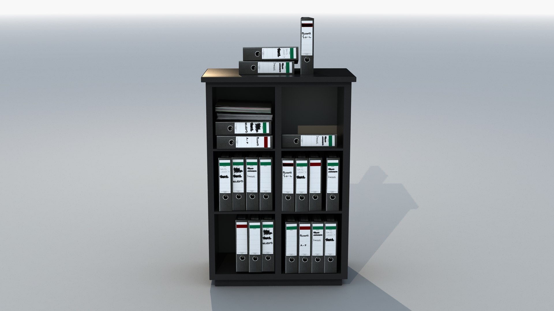 office filing unit 3d model