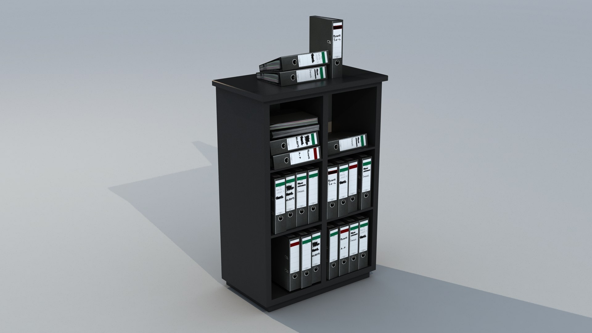office filing unit 3d model