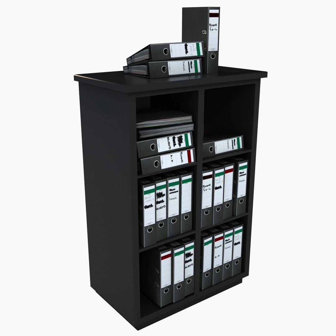 office filing unit 3d model