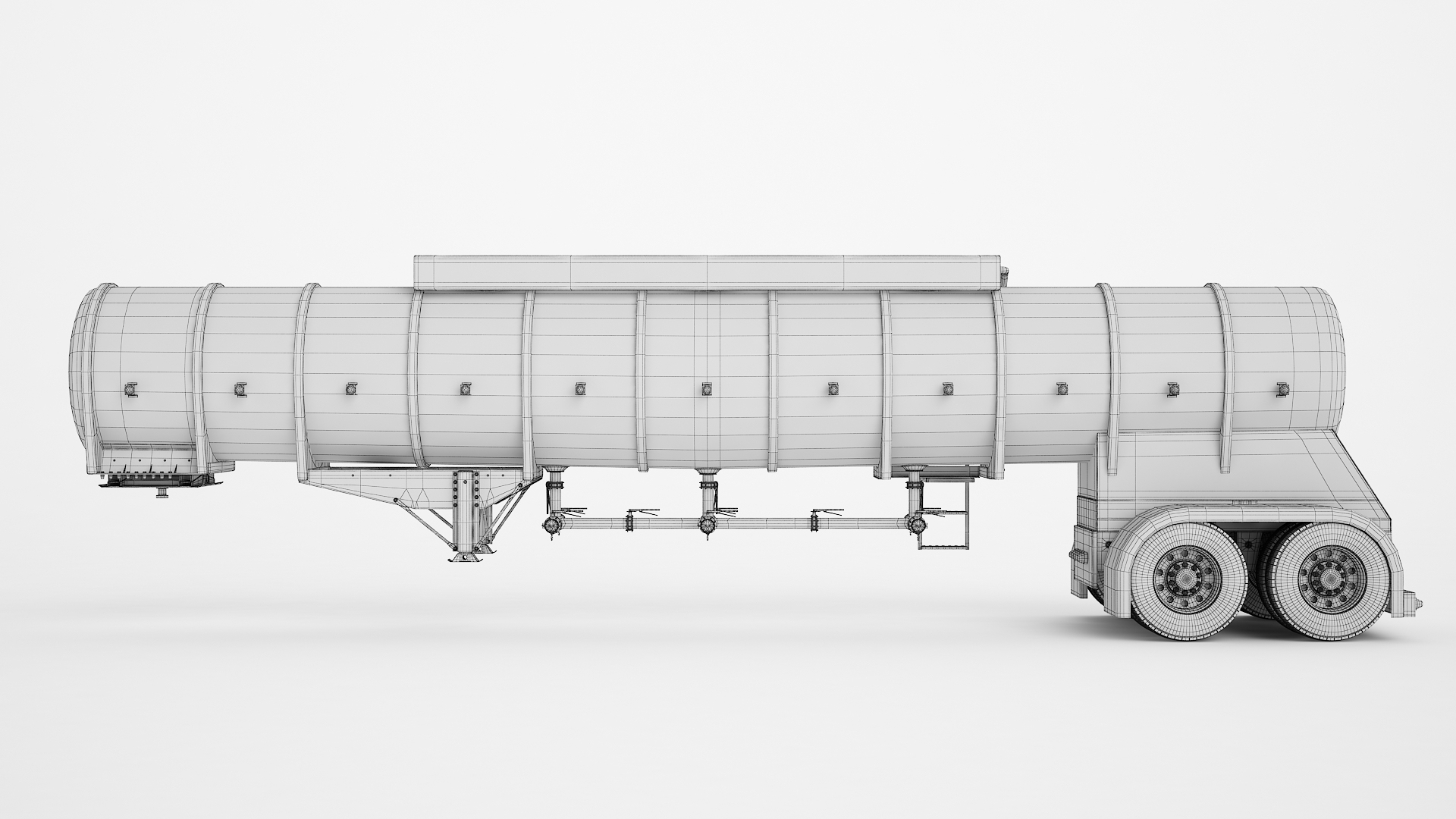 3D Model Fuel Tank Trailer 03 - TurboSquid 2182672