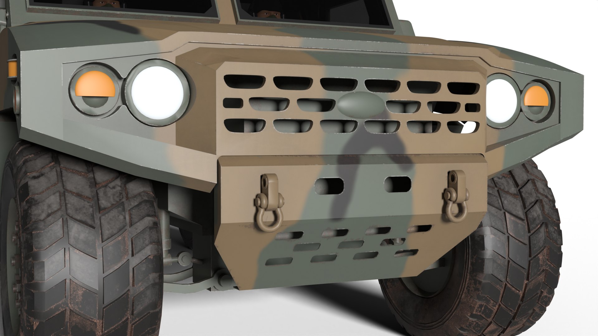 3D Model Military Vehicle K-151 Hyungoong - TurboSquid 2330734