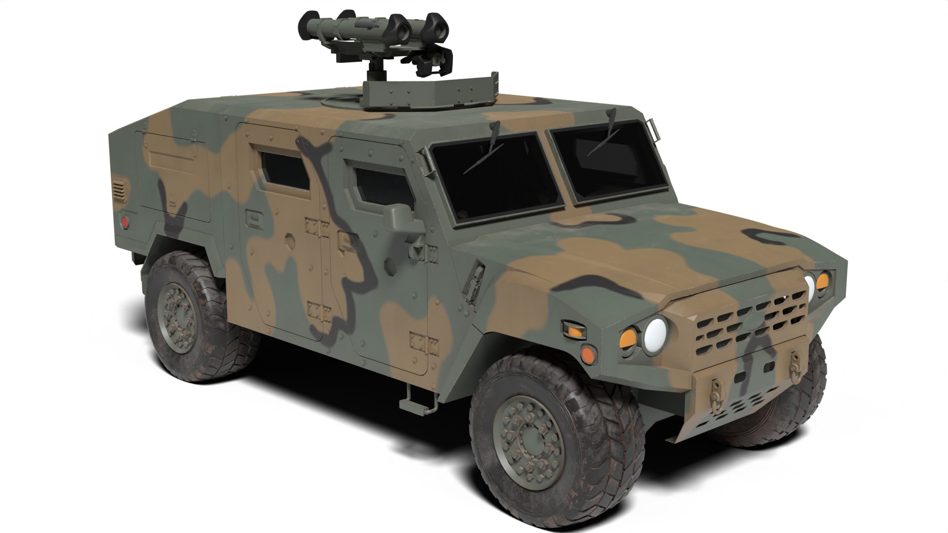 3D Model Military Vehicle K-151 Hyungoong - TurboSquid 2330734