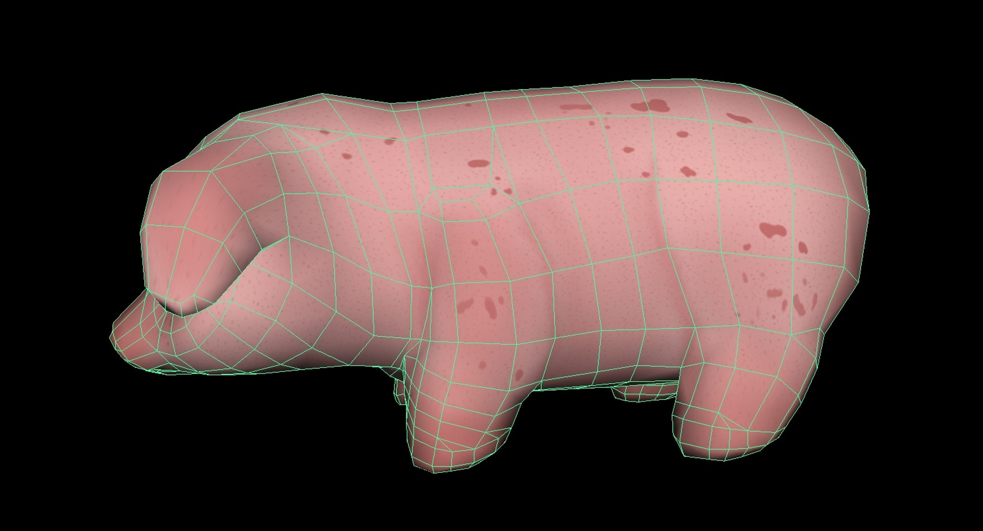 3d Model Piglet Animations Ready