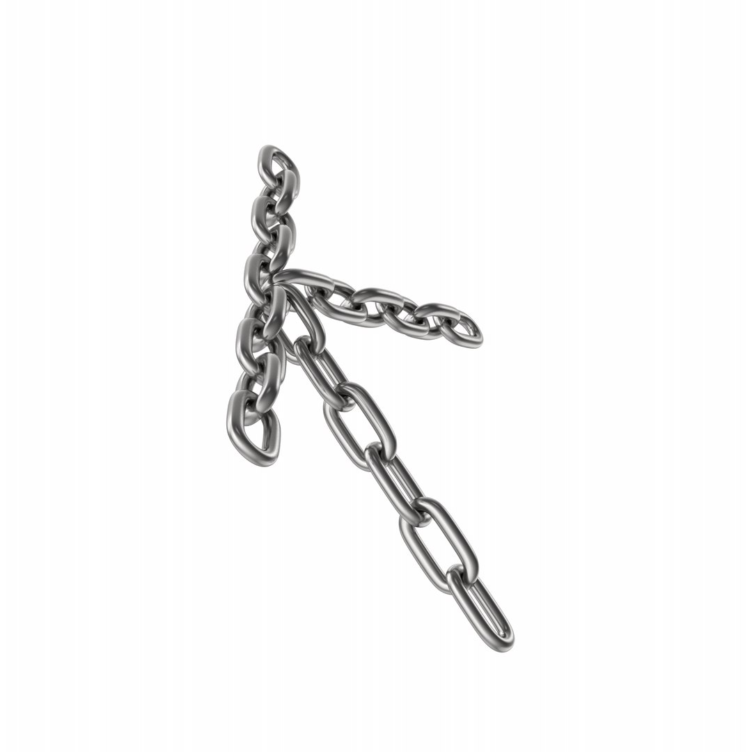 3D Chain Letter K - TurboSquid 2023118