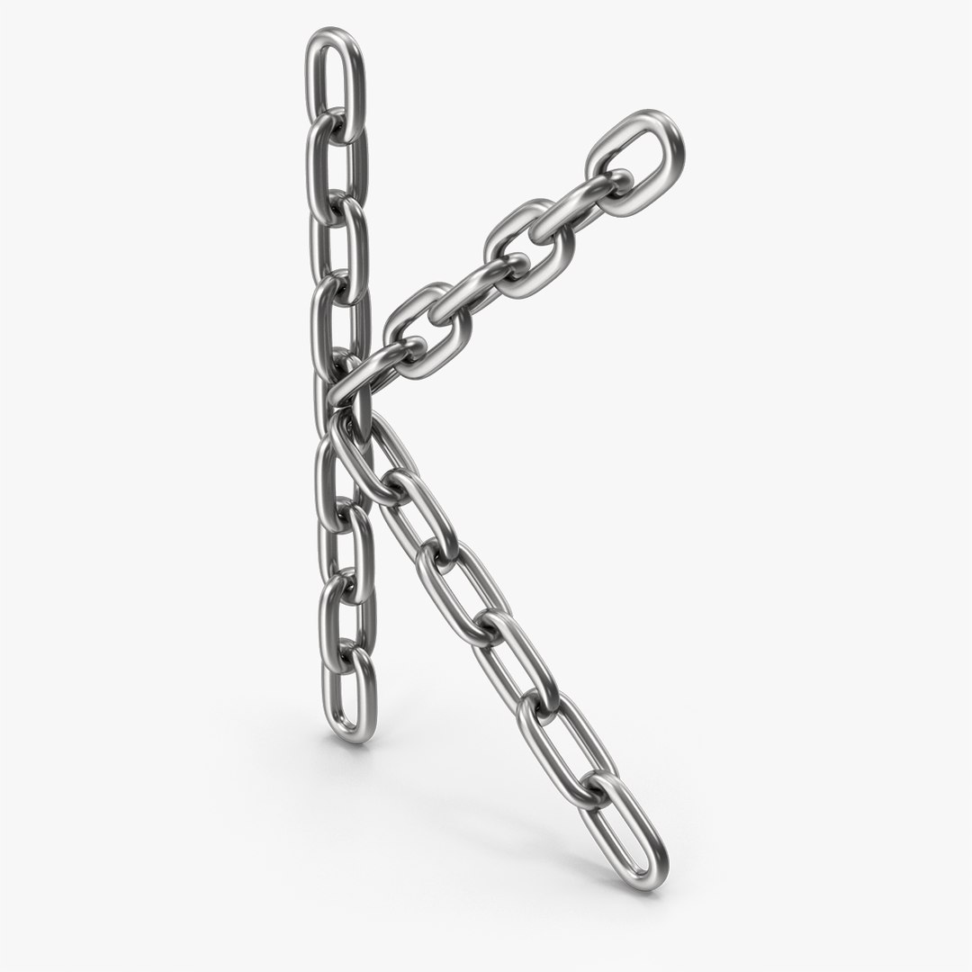 3D Chain Letter K - TurboSquid 2023118