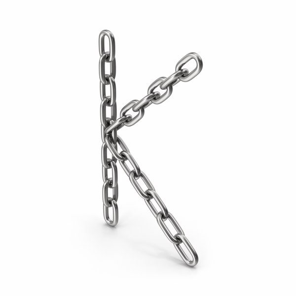 modelo 3d Chain Letter K - TurboSquid 2023118
