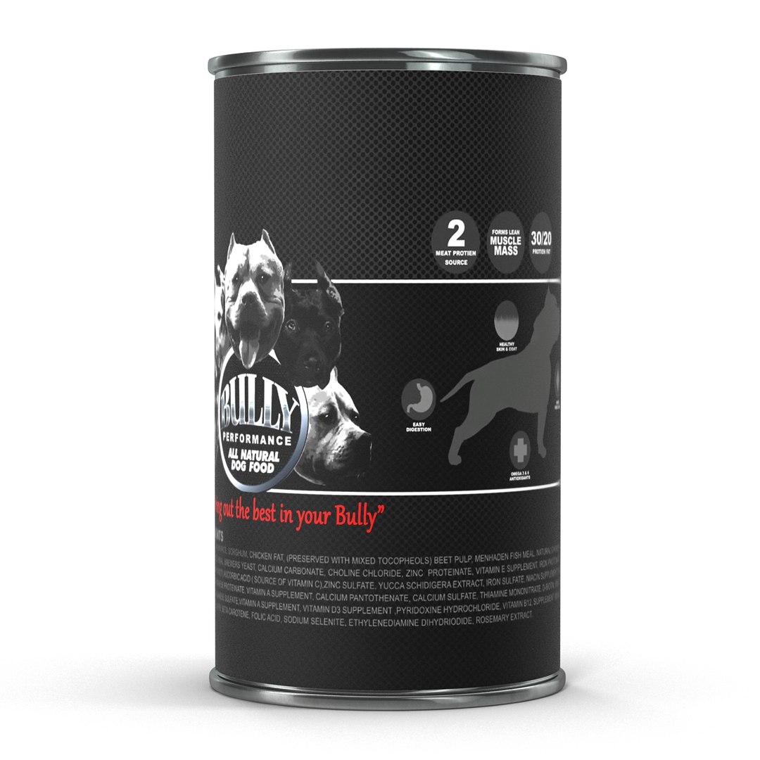 3d Model Dog Food Tin Modeled