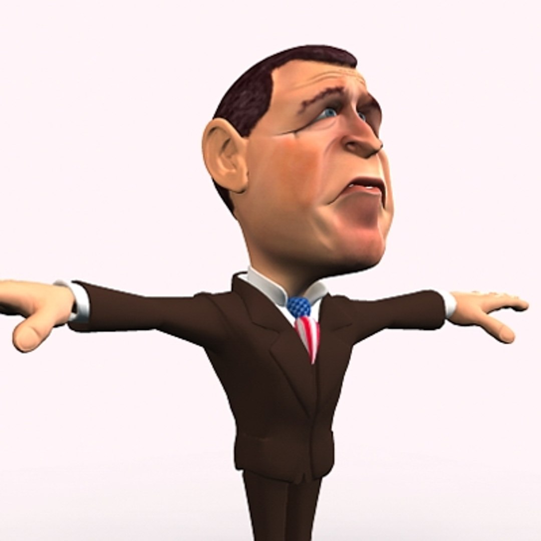 3d Model George Bush Jr