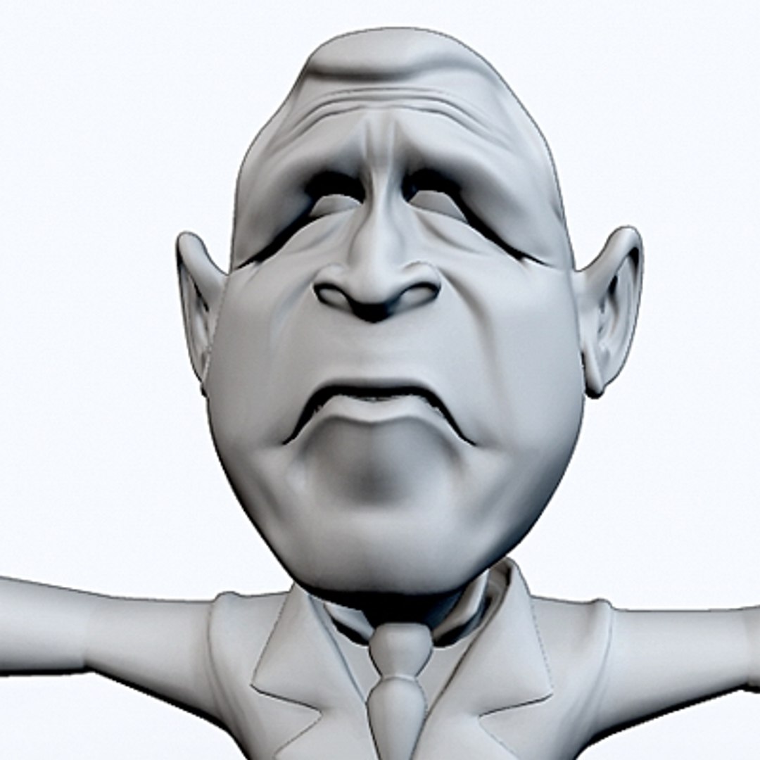 3d Model George Bush Jr