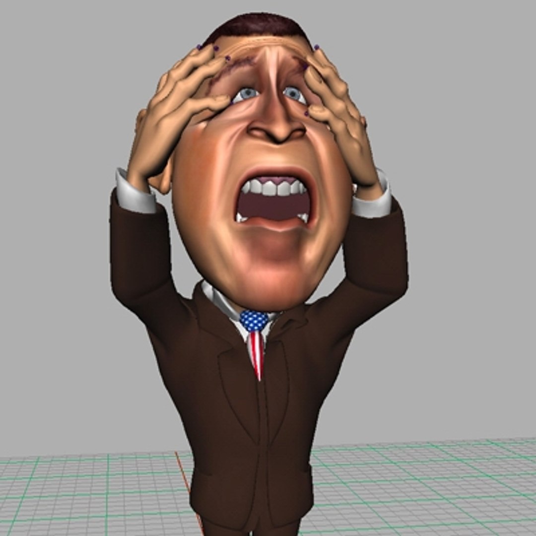3d Model George Bush Jr