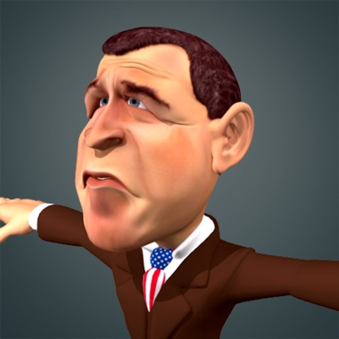 3d Model George Bush Jr