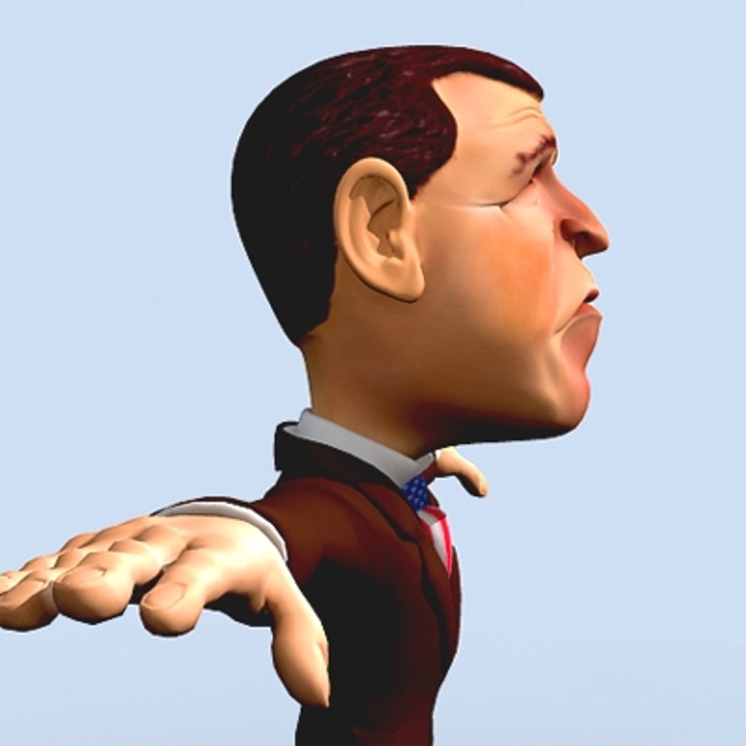 3d Model George Bush Jr