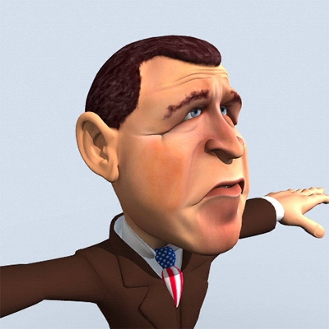 3d Model George Bush Jr