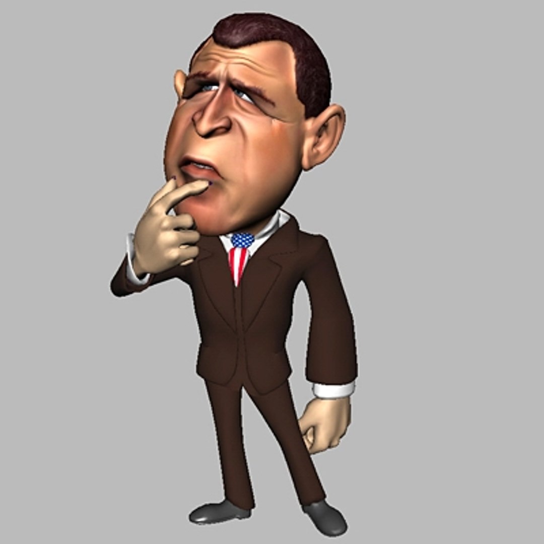 3d Model George Bush Jr