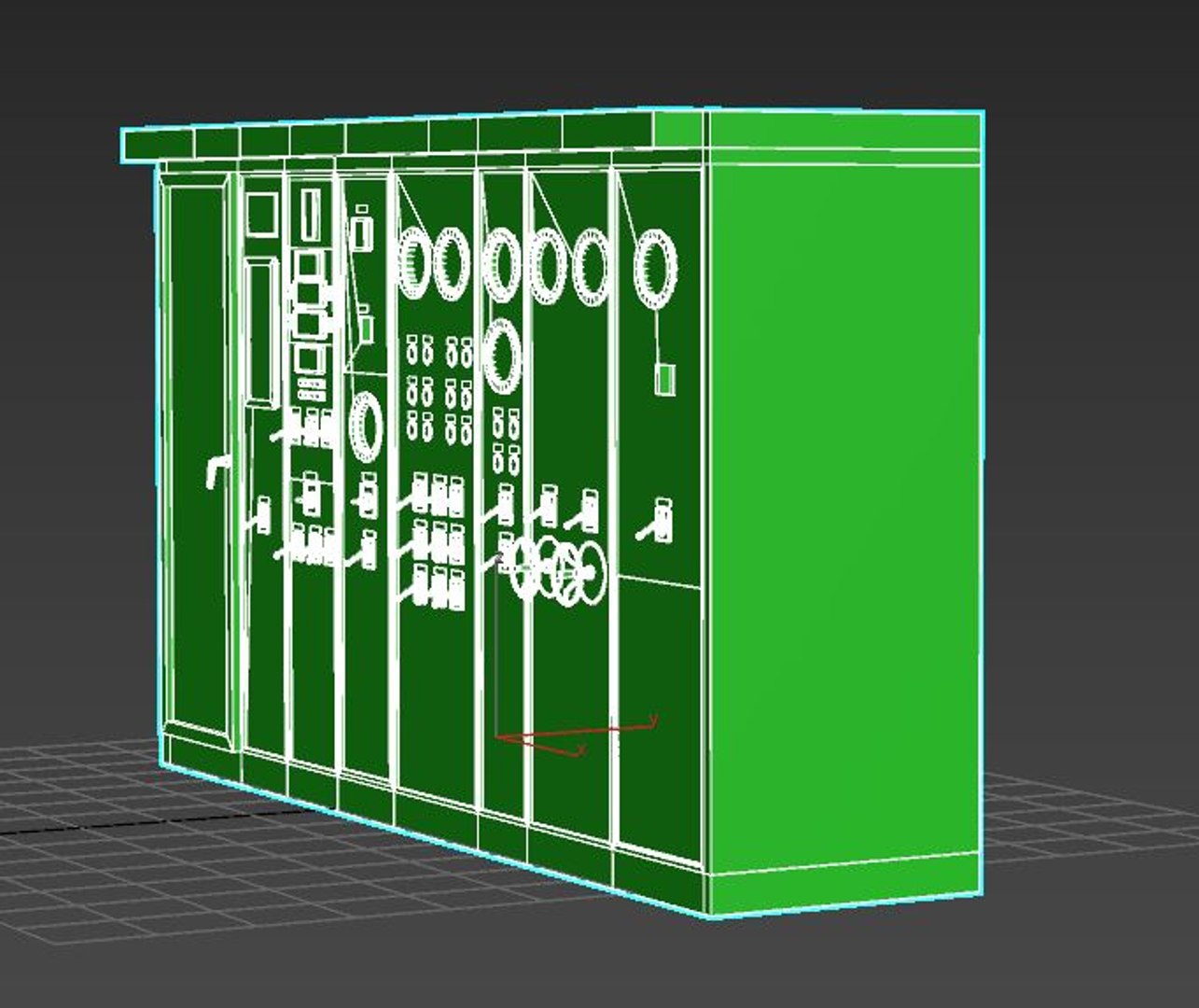 3D Old Abandoned Factory Control Panel Model - TurboSquid 1560519