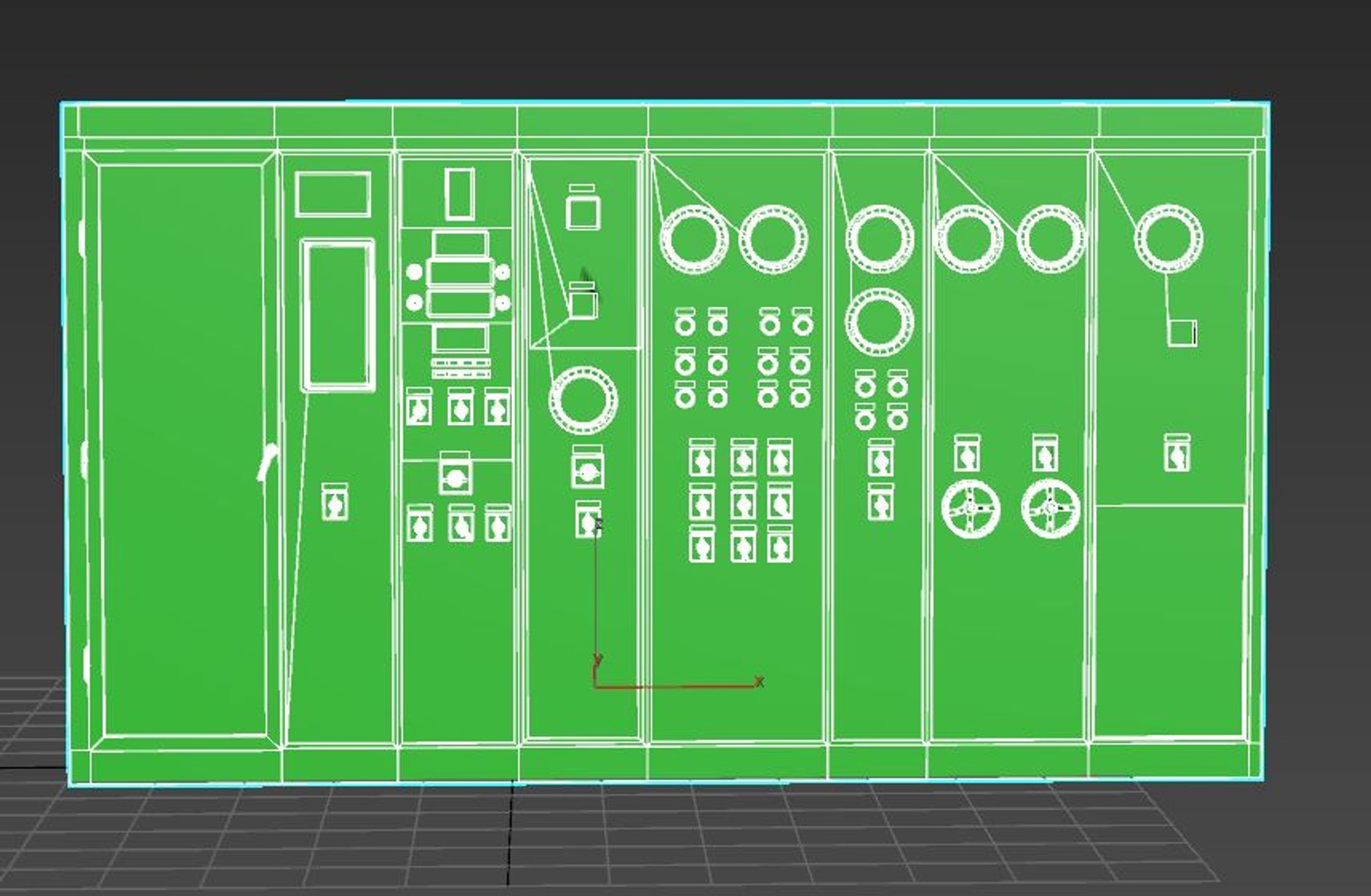 3D Old Abandoned Factory Control Panel Model - TurboSquid 1560519