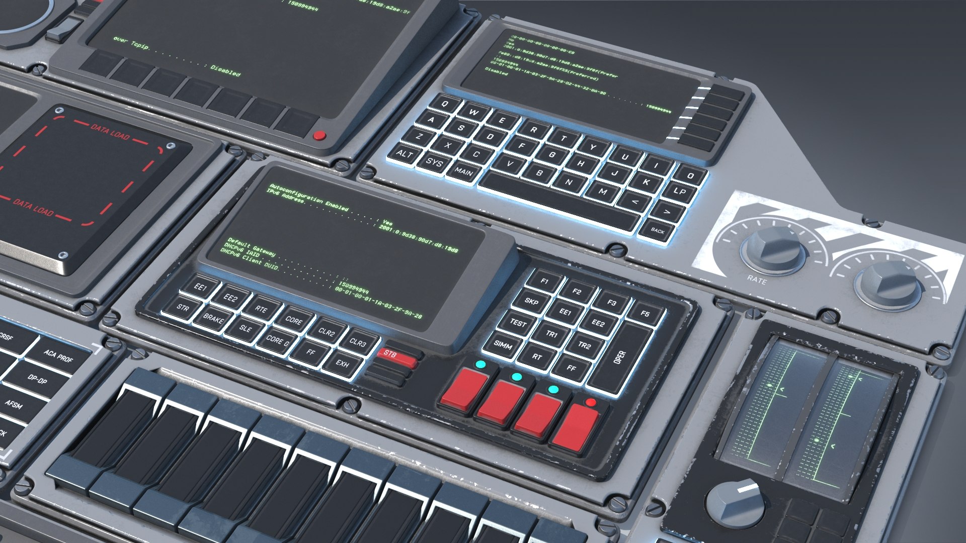 Control Panels 3D Model - TurboSquid 1440413