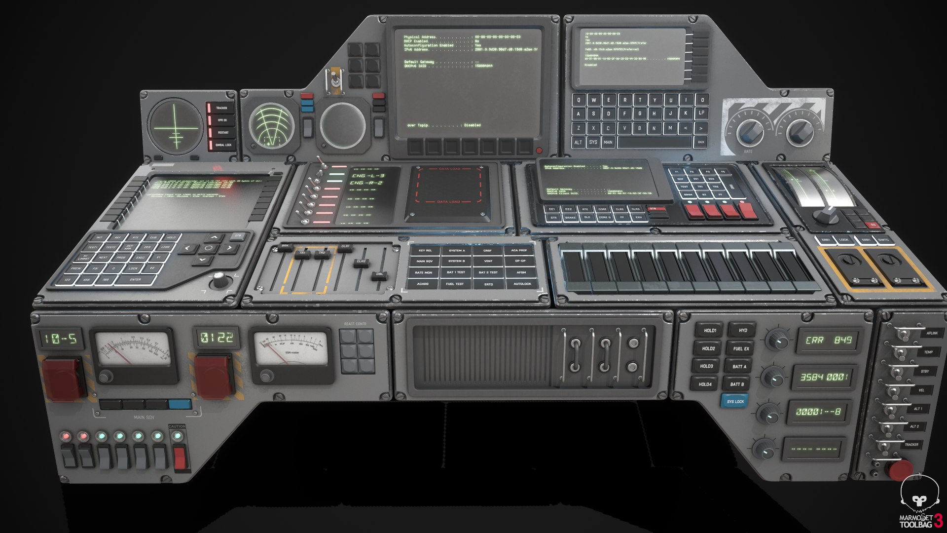 Control Panels 3D Model - TurboSquid 1440413