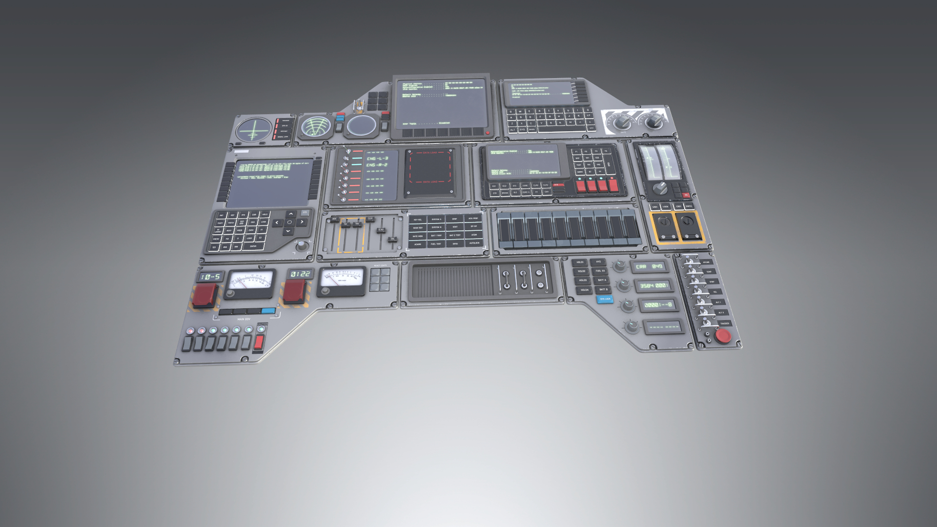 Control Panels 3D Model - TurboSquid 1440413
