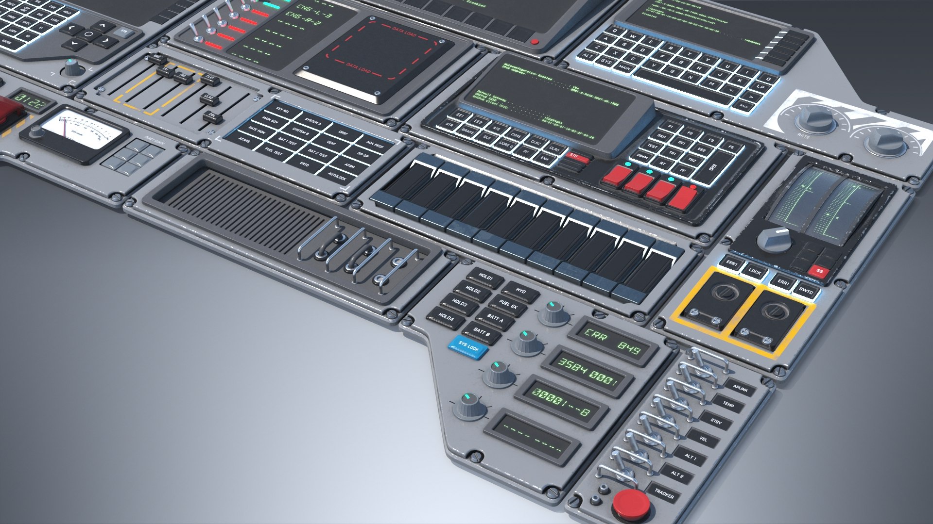 Control Panels 3D Model - TurboSquid 1440413