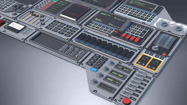 Control panels 3D model - TurboSquid 1440413