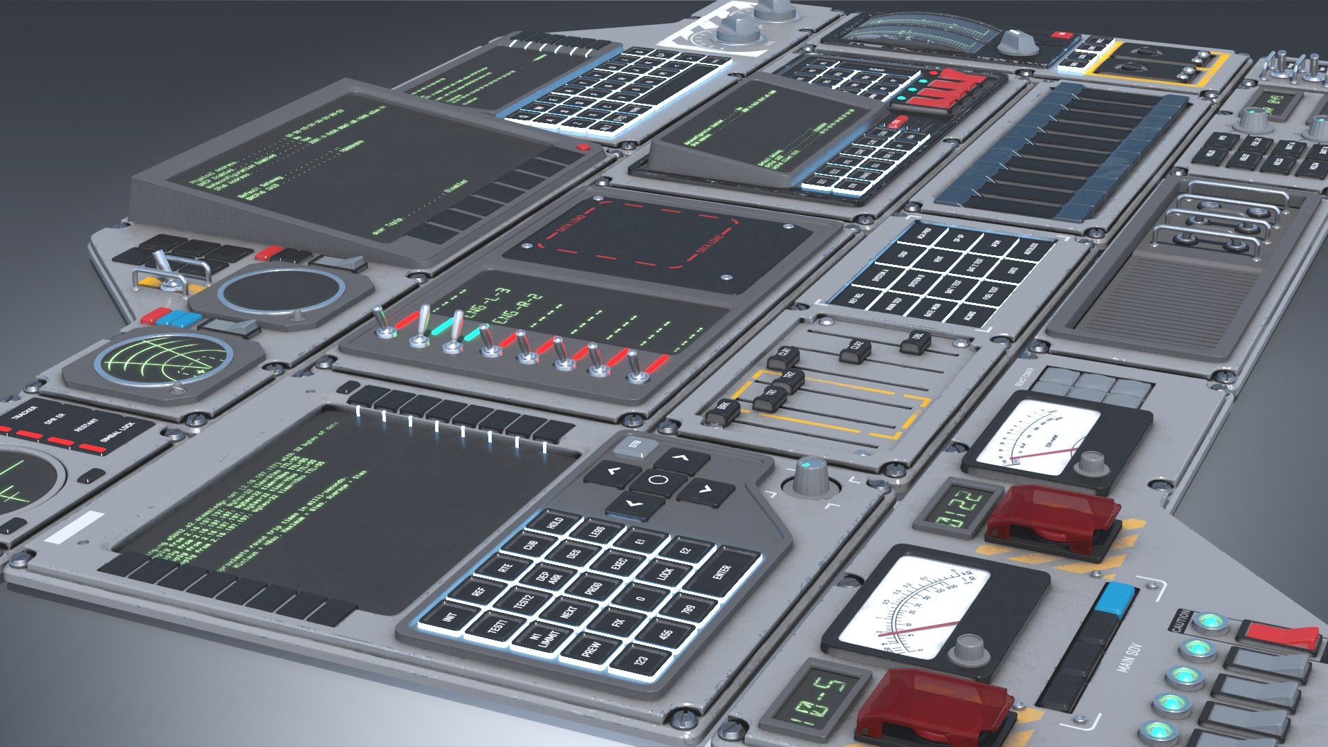 Control Panels 3D Model - TurboSquid 1440413